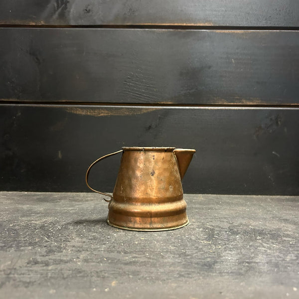 Vintage Solid Copper Pitcher - Karnik's Antiques & Primitives