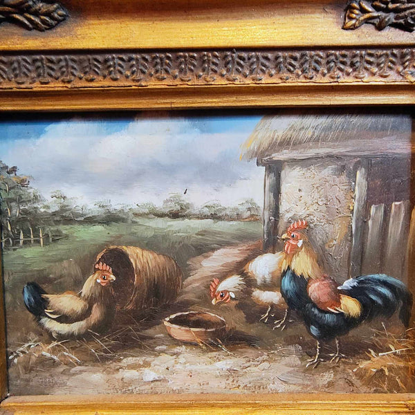 Original Painting Of A Farm - Karnik's Antiques & Primitives
