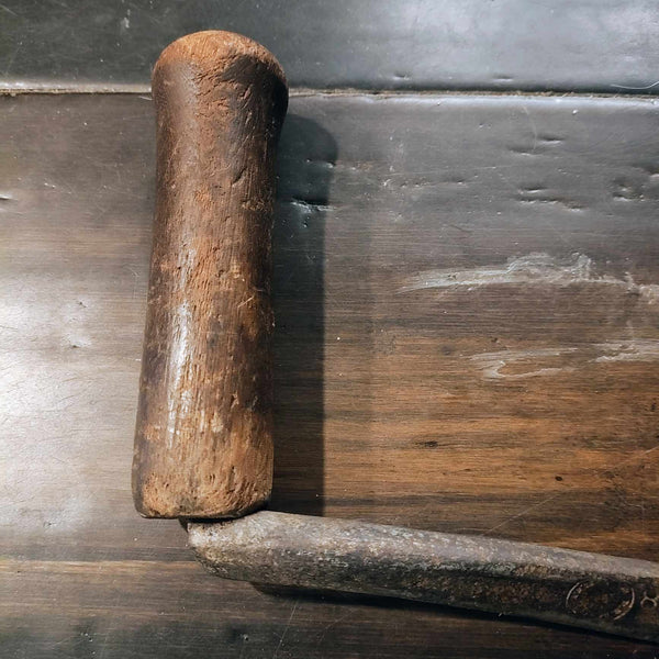 Antiques Primitive 17.5 Inch Draw Blade With Wooden Handles - Karnik's ...