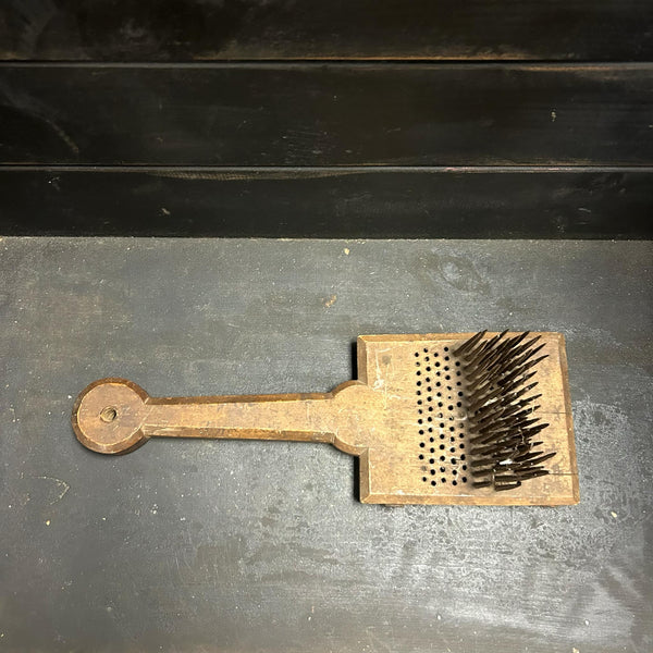 Vintage Flax Comb - Karnik's Antiques & Primitives